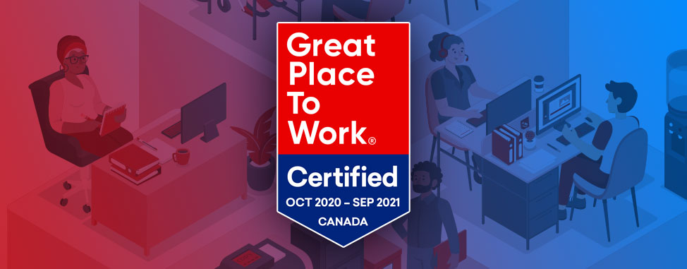 WHC is now certified as a Great Place To Work! | Web Hosting Canada